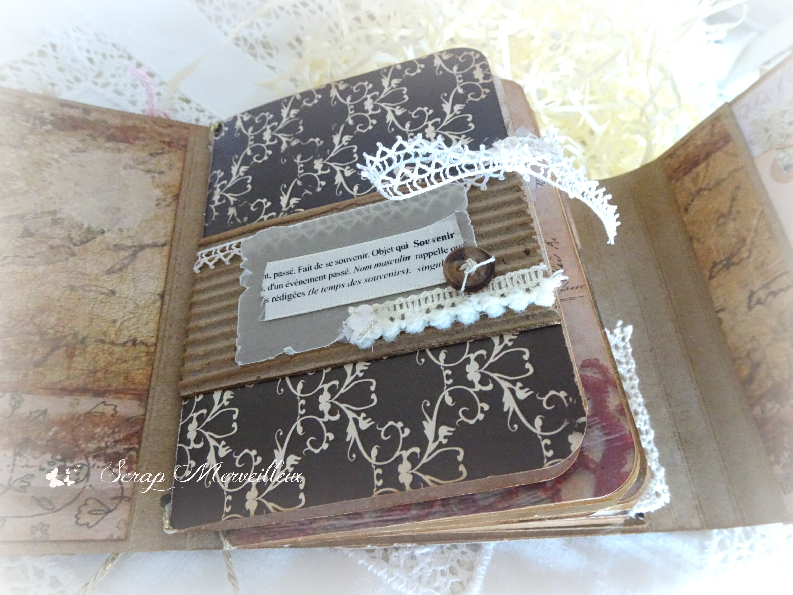 Vidéo scrap : TUTO Junk Journal (partie1) – Scrap Merveilleux